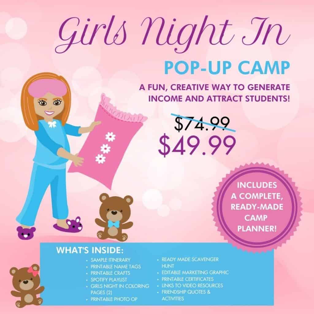 Rhee Gold's Pop-Up Camp: Girls' Night In