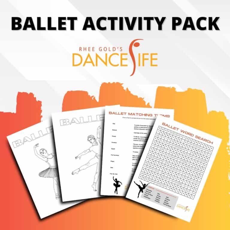 Rhee Gold's DanceLife Store - Ballet Activity Sheets Packet
