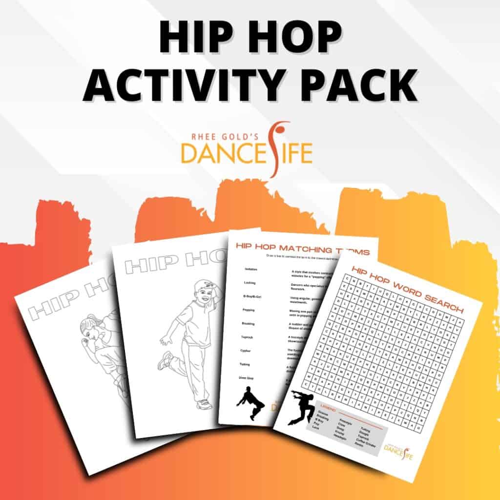 Rhee Gold's DanceLife Store - Hip Hop Activity Sheets Packet
